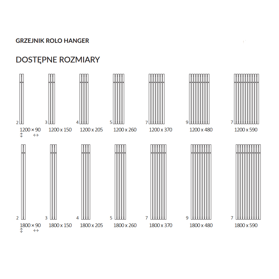 Grzejnik Elektryczny Terma Rolo Hanger E 1200x480mm - Sklep Internetowy ...